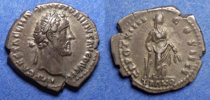 Roman Empire, Antoninus Pius 138-161, Silver Denarius | Roman Imperial ...