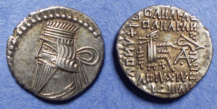 Parthian Kingdom, Pakoros I 78-120, Silver Drachm | Ancient Eastern Coins