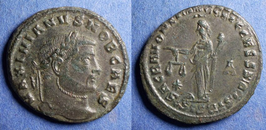 Roman Empire, Galerius (as Caesar) 293-305, Bronze Follis | Roman ...
