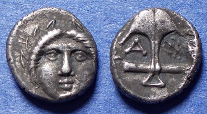 Thrace, Apollonia Pontika 375-335 BC, Silver Diobol | Greek Coins