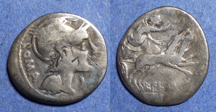 Roman Republic, L Flaminius Chilo 109-8 BC, Silver Denarius | Roman ...