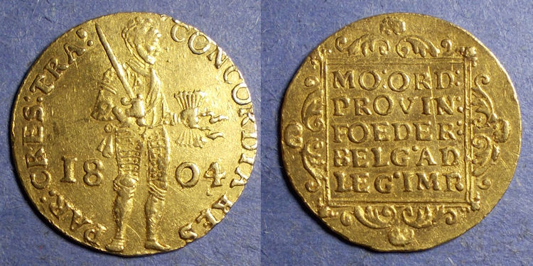 Netherlands, Utrecht 1804, Gold Ducat VF+ | Medieval Coins