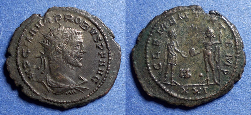 Roman Empire, Probus 276-282, Silvered bronze Antoninianus | Roman ...