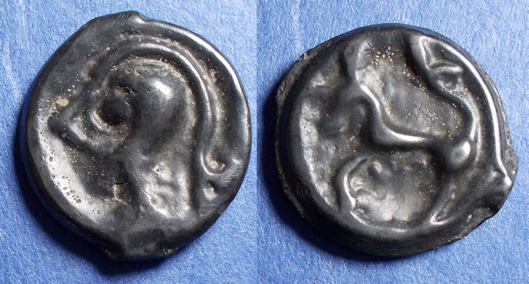Celtic Gaul, Senones Circa 75 BC, Potin Unit | Celtic Coins