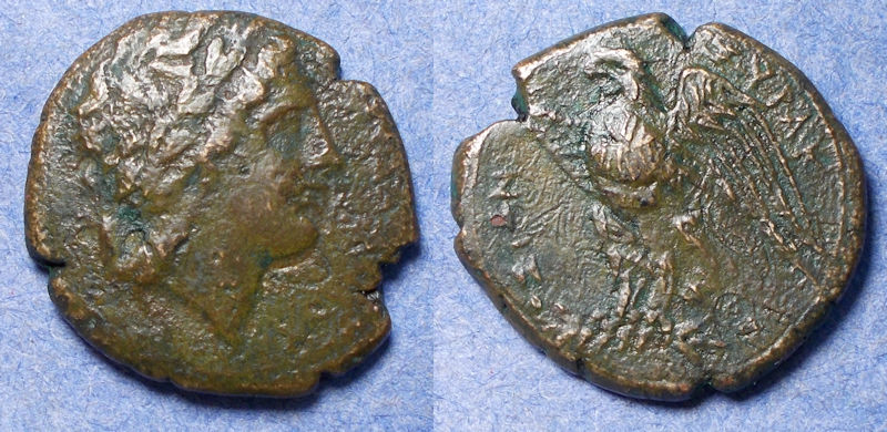 Sicily, Syracuse, Hiketas II 287-278 BC, Bronze AE21 | Greek Coins