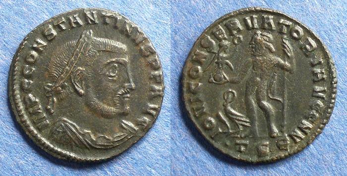 Roman Empire, Constantine (bearded) 307-337, Follis | Roman Imperial Coins