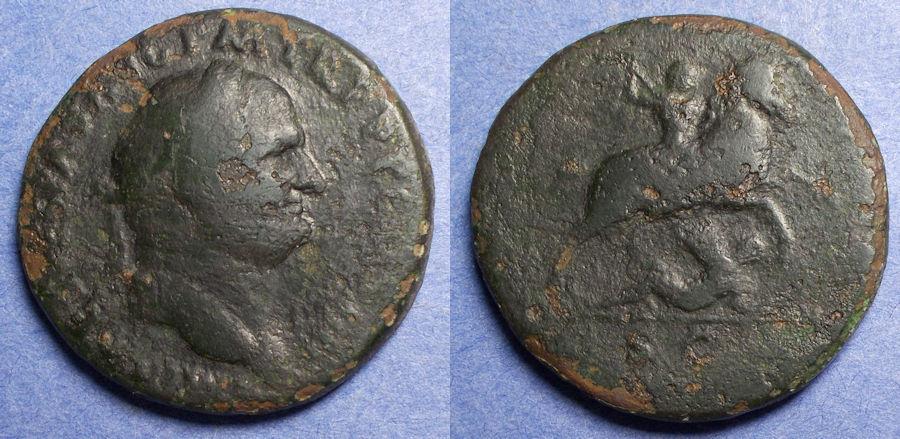 Roman Empire, Vespasian 69-79, Brass Sestertius | Roman Imperial Coins