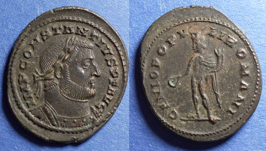 Roman Empire, Constantius (as Augustus) 305-6, Bronze Follis | Roman ...