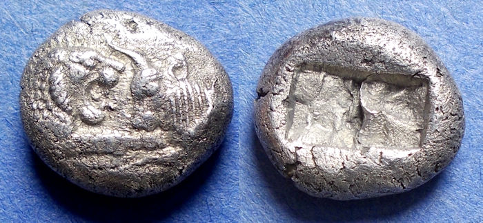 Kings of Lydia, Kroisos 561-546 BC, Silver Siglos | Greek Coins