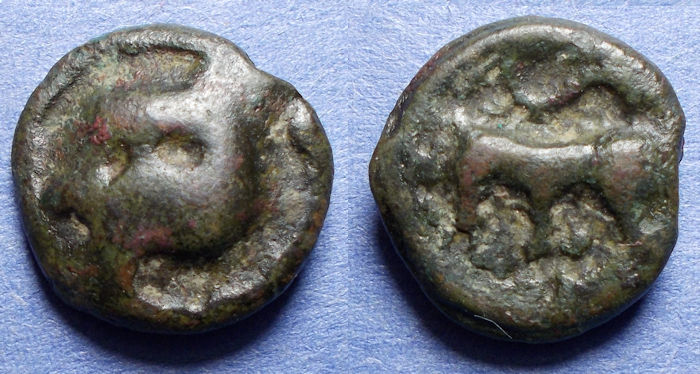 Celtic Gaul, Turones 80-50 BC, Potin Unit | Celtic Coins