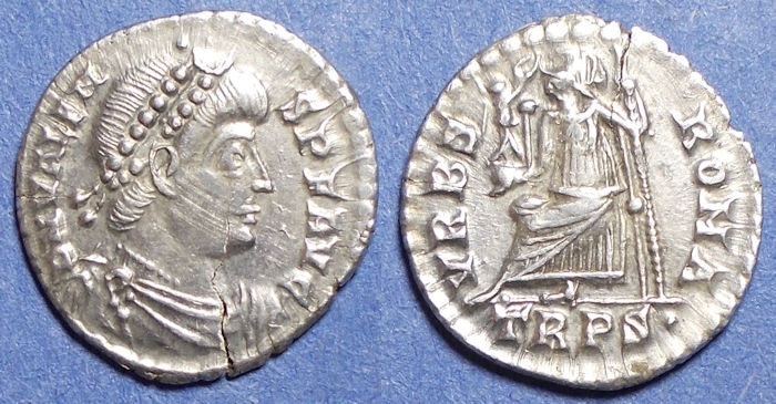 Roman Empire, Valens 364-378, Silver Siliqua | Roman Imperial Coins