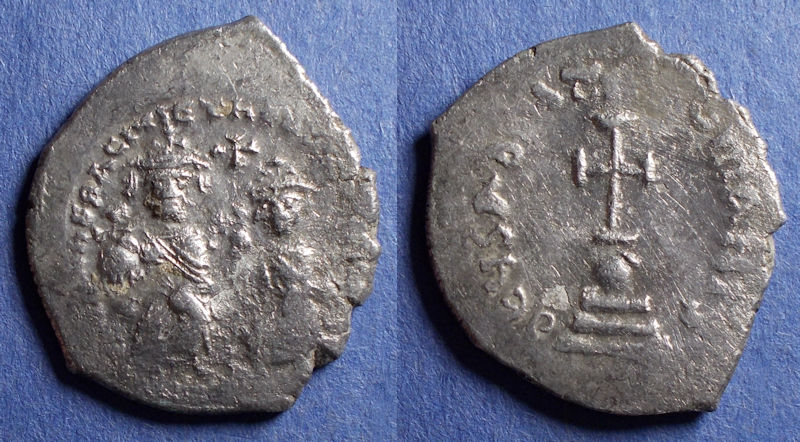 Byzantine Empire, Heraclius 610-641, Silver Hexagram | Byzantine Coins