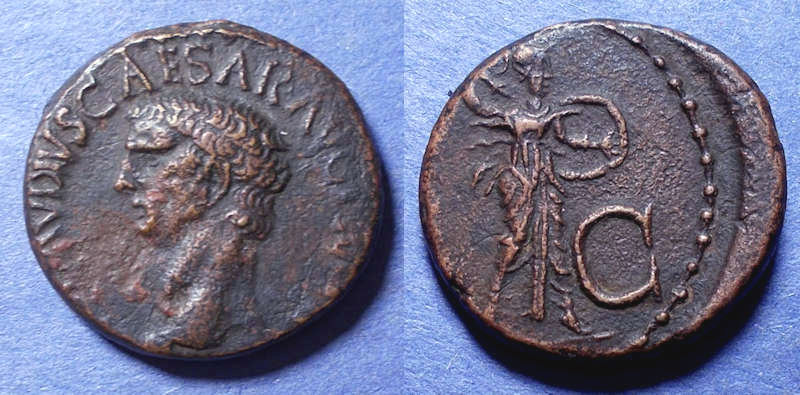 Roman Empire, Claudius 41-54, Bronze Aes | Roman Imperial Coins