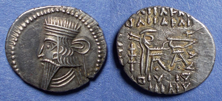 Parthian Kingdom, Pacorus 78-120, Silver Drachm | Ancient Eastern Coins