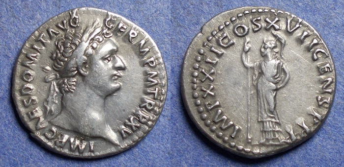 Roman Empire, Domitian 81-96, Silver Denarius | Roman Imperial Coins