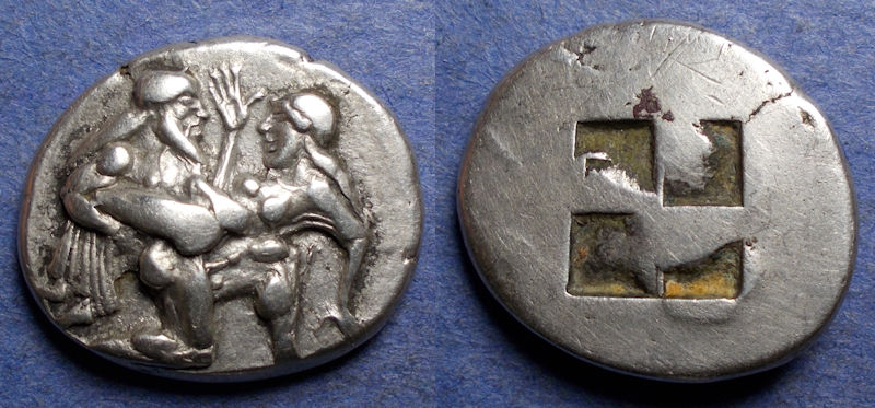 Islands off of Thrace, Thasos 480-463 BC, Silver Stater | Greek Coins
