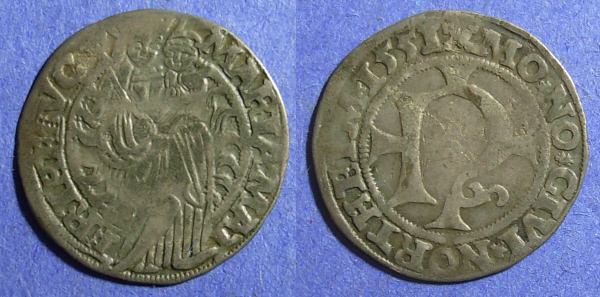 Nottheim Germany, 1551, Mariengroschen | European Coins