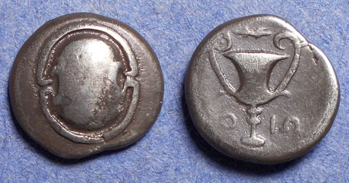 Boeotia, Thebes 275-250 BC, Silver Hemidrachm | Greek Coins