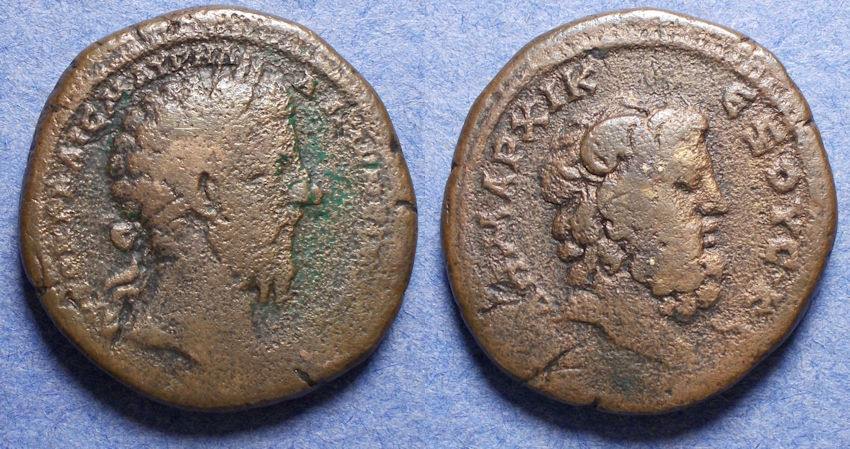 Cyrenaica, Cyrene, Marcus Aurelius 161-180, Bronze AE28 | Roman ...