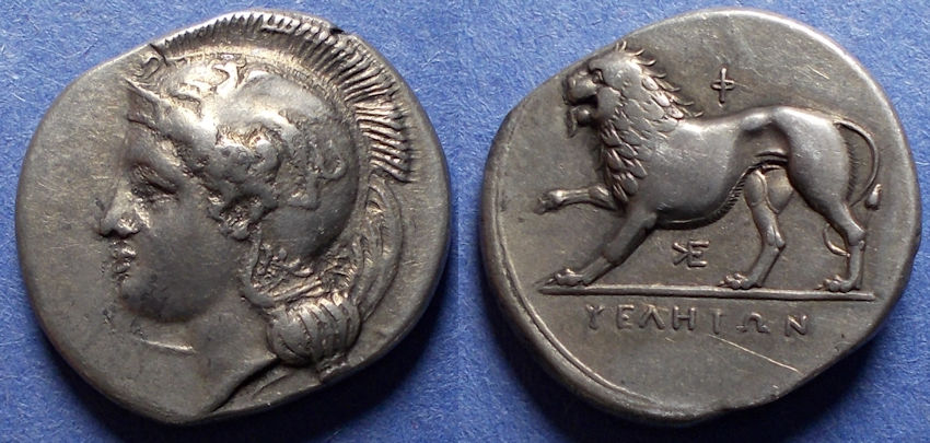 Lucania, Velia 334-300 BC, Silver Nomos | Greek Coins