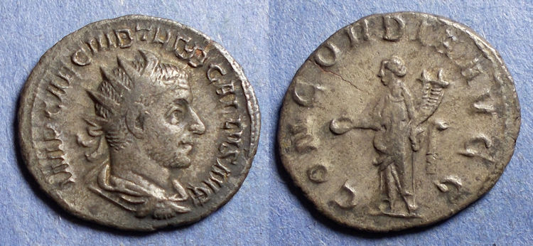 Roman Empire, Trebonianus Gallus 251-3, Base Silver Antoninianus