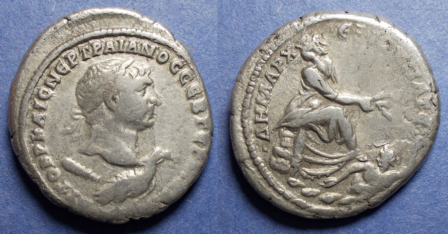 Phoenicia, Tyre, Trajan 98-117, Silver Tetradrachm | Roman Provincial Coins