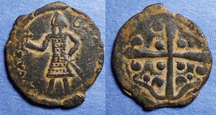 Crusader: Edessa, Baldwin II 1108-18, Bronze Follis | Medieval Coins