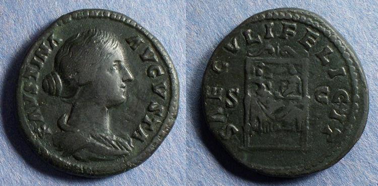 Roman Empire, Faustina Jr 145-175, Aes | Roman Imperial Coins