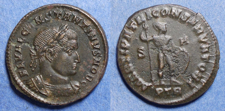 Roman Empire, Constantine (as Caesar) 307 AD, Bronze Follis | Roman ...