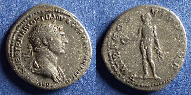 Roman Empire, Trajan 98-117, Silver Denarius | Roman Imperial Coins