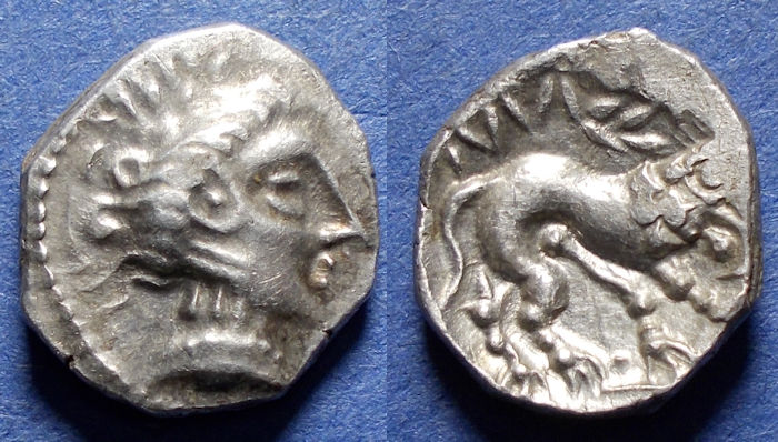 Celtic - Gaul, Imitating Massalia Circa 150 BC, Silver Drachm