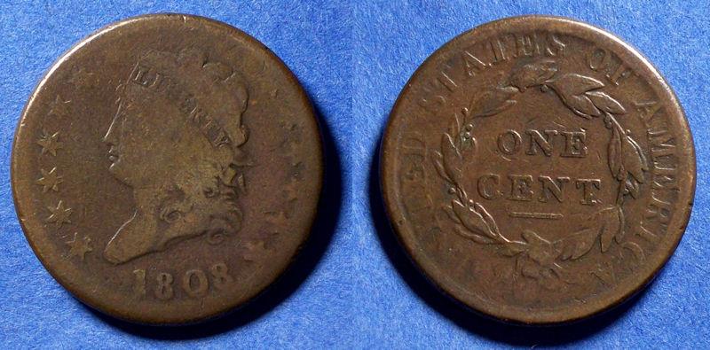 United States, 1808, Classic Head Cent | Large Cents