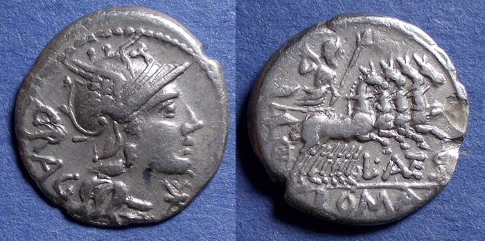 Roman Republic, L Antestia Gragulus 136 BC, Silver Denarius | Roman ...