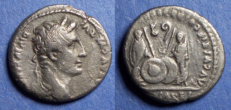 Roman Empire, Augustus 27 BC-14AD, Silver Denarius | Roman Imperial Coins