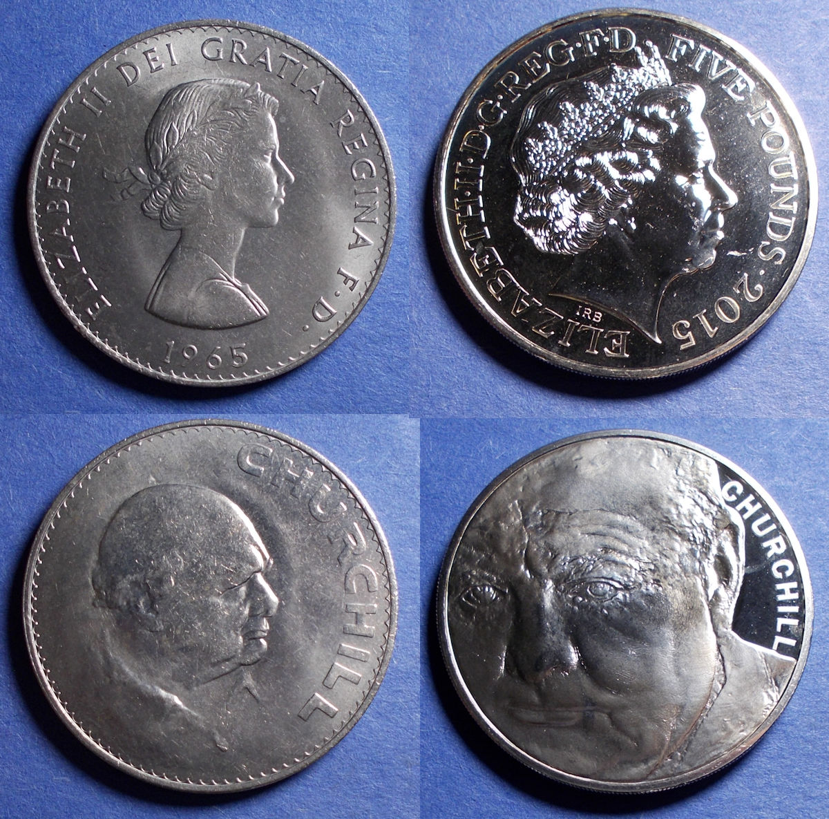 Great Britian, Elizabeth II 2015 - set of two coins, Copper-Nickel ...