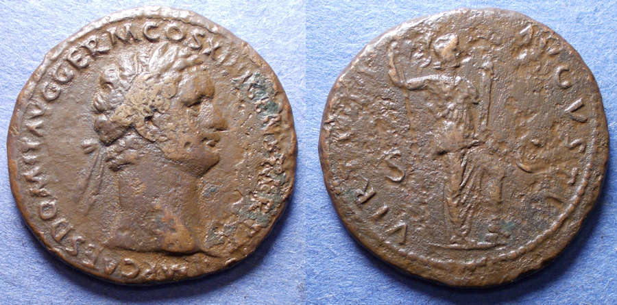 Roman Empire, Domitian 81-96, Bronze Aes | Roman Imperial Coins