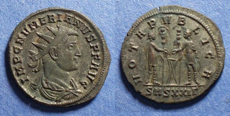 Roman Empire, Numerian (as Augustus) 283-4, Silver washed bronze ...