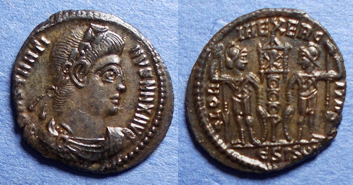 Roman Empire, Constantine II (as Augustus) 337-340, Bronze AE3/4