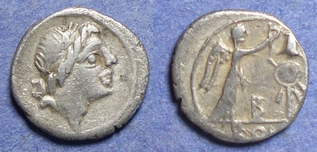 Roman Republic, Anonymous 81 BC, Silver Quinarius | Roman Republican Coins
