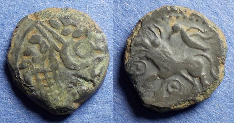 Celtic Gaul, Carnutes 100-50 BC, Bronze AE14 | Celtic Coins