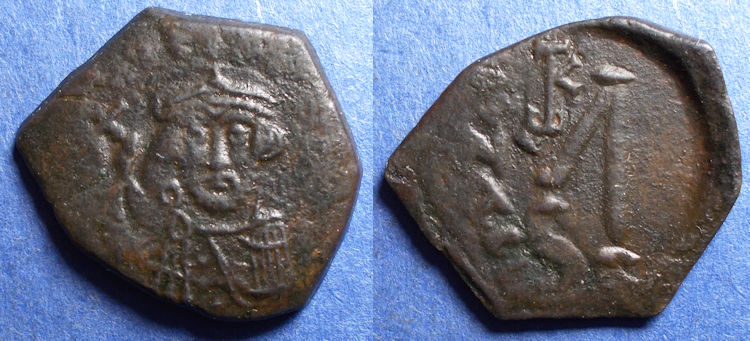 Byzantine Empire, Constans II 641-668, Bronze Follis | Byzantine Coins