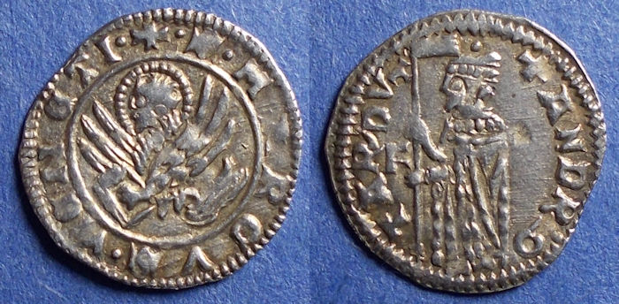Venice, Andrea Contarini 1367-1382, Silver Soldino | European Coins