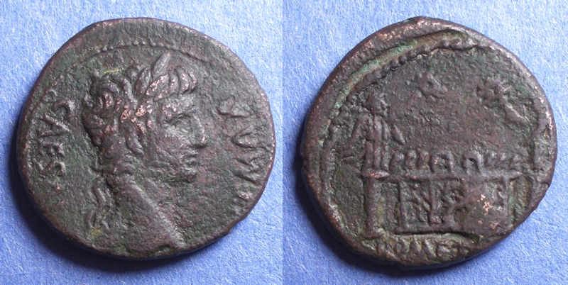 Roman Empire, Augustus 27BC-14AD, Copper Aes | Roman Imperial Coins