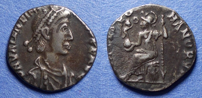 Roman Empire, Valentinian II 375-392, Silver Siliqua | Roman Imperial Coins