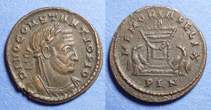 Roman Empire, Divo Constantius I d. 306, Bronze Follis | Roman Imperial ...