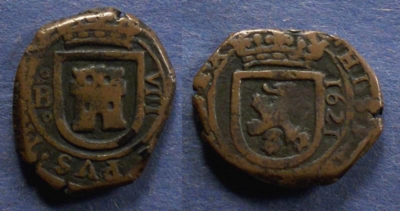 Spain, Philip IV 1621, 8 Maravedis | European Coins