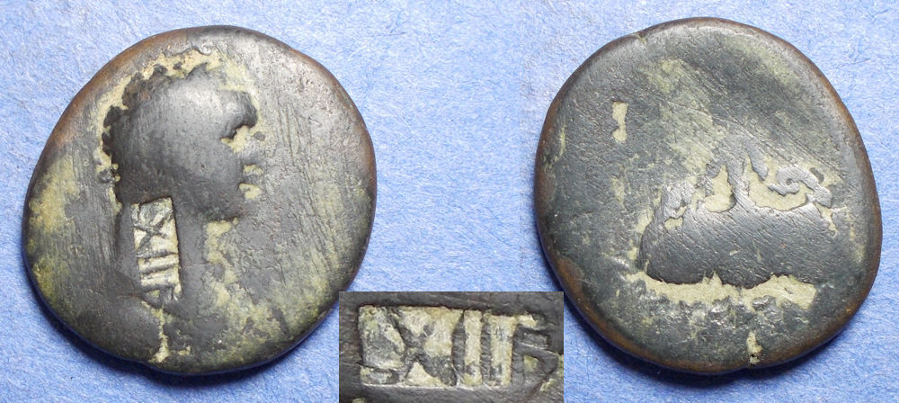 Cappadocia, Legion XII Fulminata Countermark Struck Circa 100AD, Bronze ...