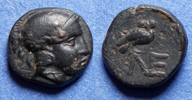 Aeolis Neonteichos Circa 200 Bc Bronze Ae8 Greek Coins
