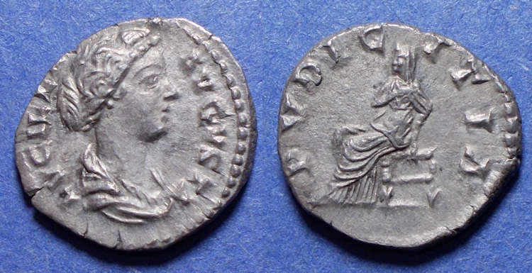 Roman Empire, Lucilla 164-182, Silver Denarius | Roman Imperial Coins