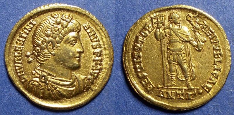 Roman Empire, Valentinian I 364-375, Gold Solidus | Roman Imperial Coins